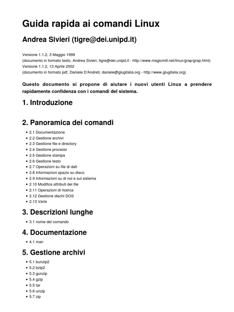 Guida Linux | PDF