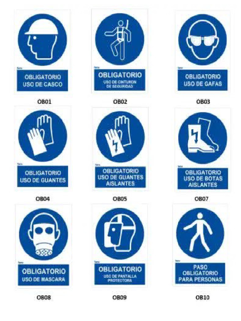 señales de obligacion | PDF