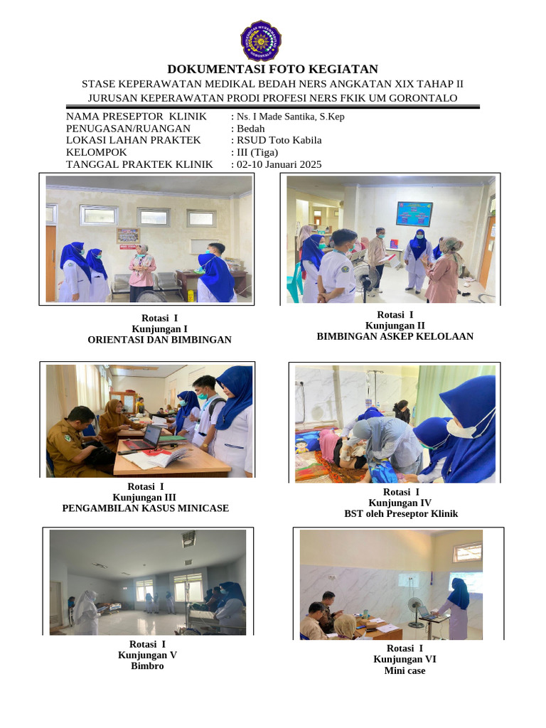 Kel.3 - Dokumentasi - Ruang Bedah | PDF