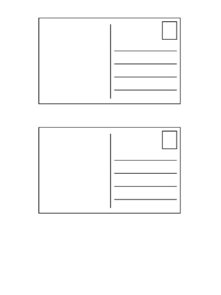 Modelo Cartão Postal | PDF