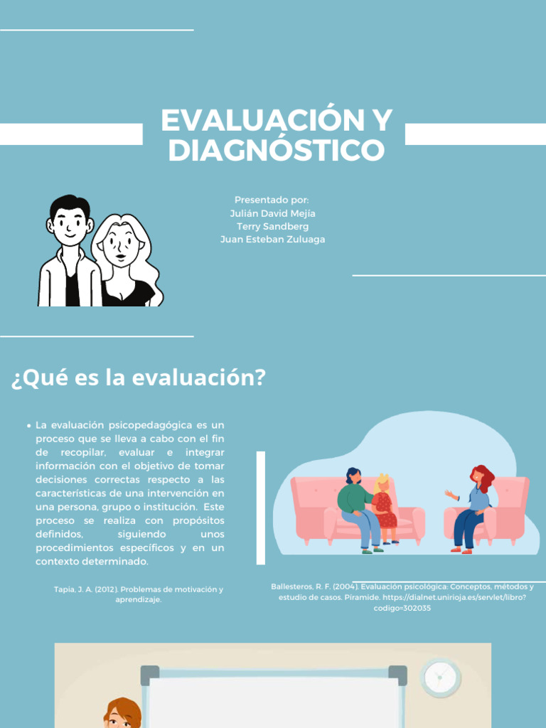 Evaluacion y Diagnostico | PDF | Evaluación | Sicología