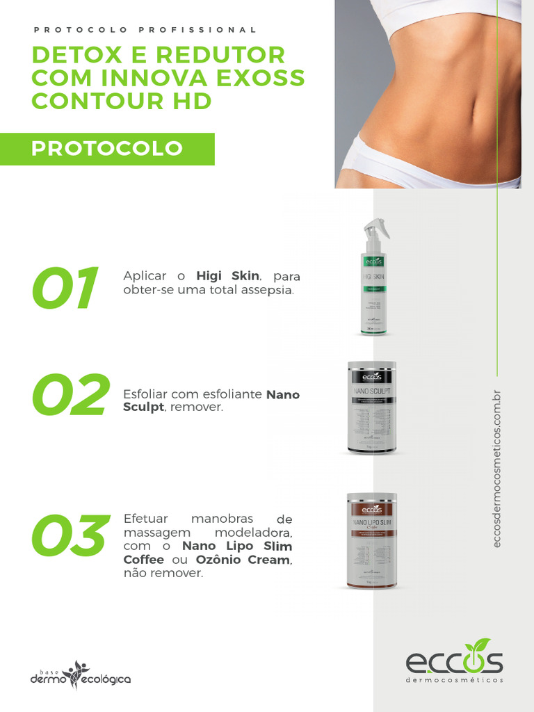 Protocolo Detox Redutor Innova Exoss Contour HD | PDF
