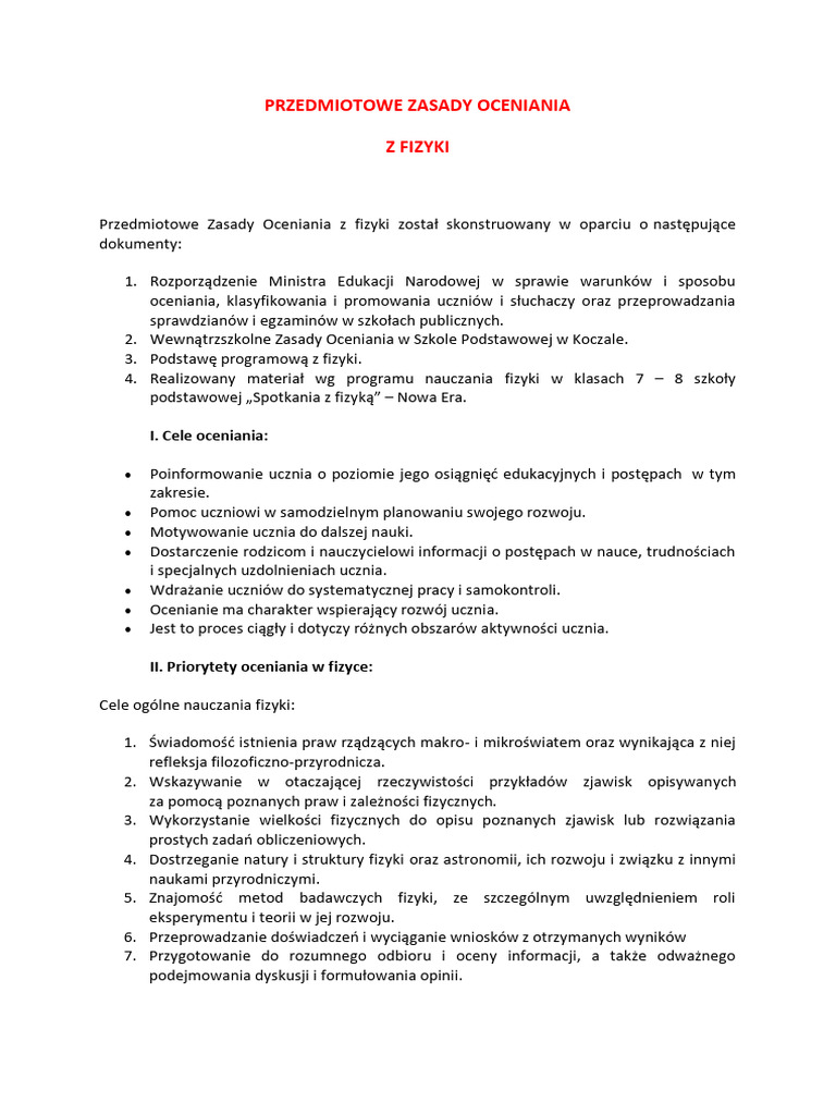 Pzo Fizyka | PDF