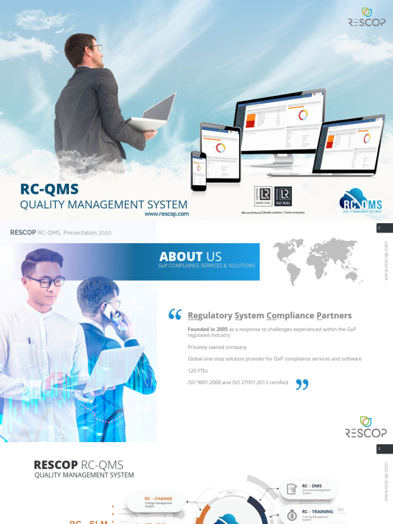 GxP Compliance Software Solutions Overview | PDF | Regulatory ...