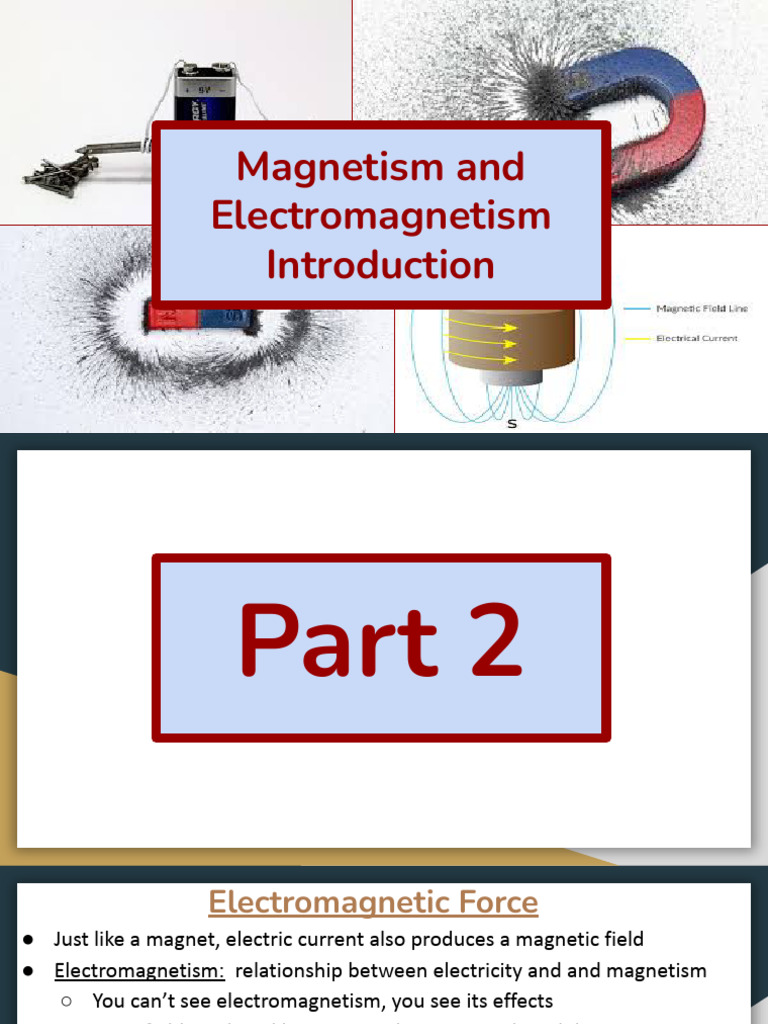 Magnetism Presentation PT 2 | PDF | Electromagnetic Induction | Alternating Current