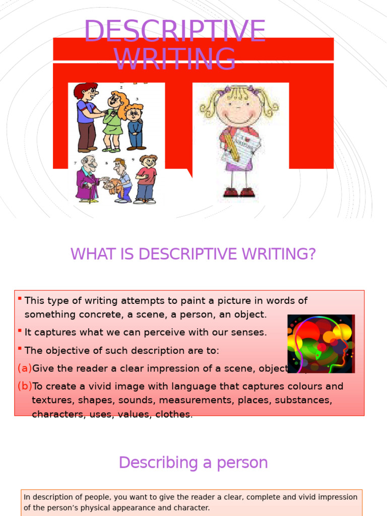 Understanding Descriptive Writing Techniques | PDF | Psychology ...