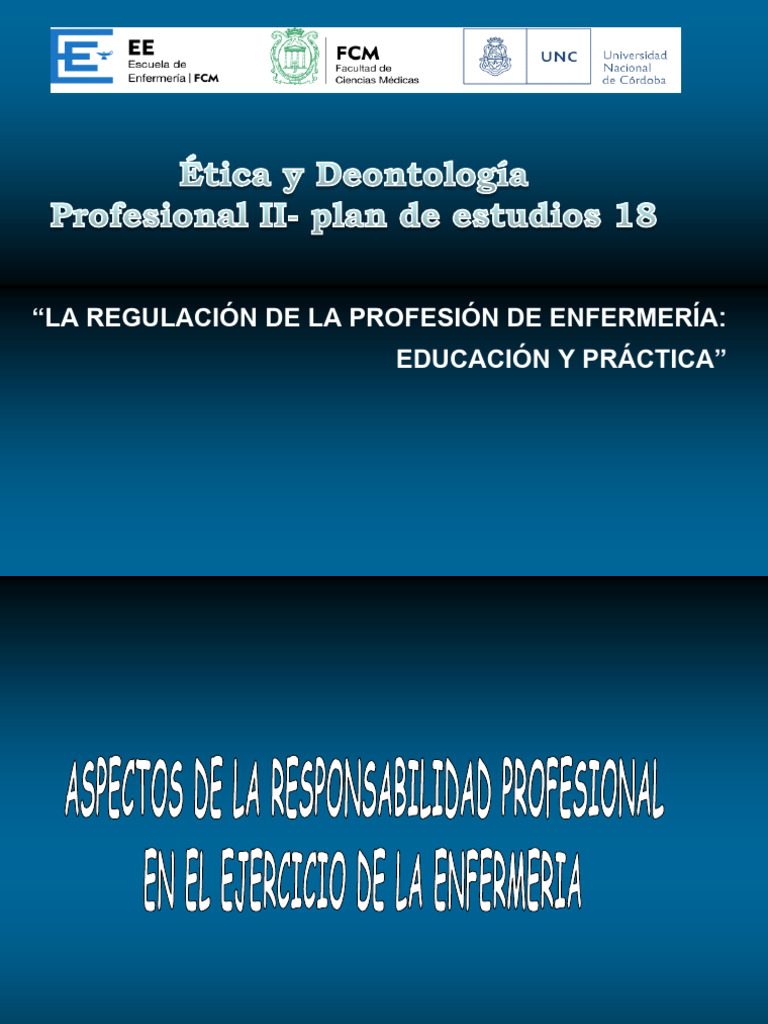 EyDP II-EaD-U2 - Responsabilidad en El Ejercicio de La Enfermeria | PDF | Enfermería | Cuidado ...