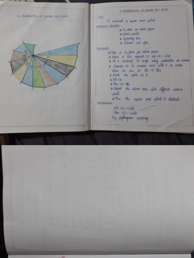 Class-9-Math Lab Activity-1 | PDF