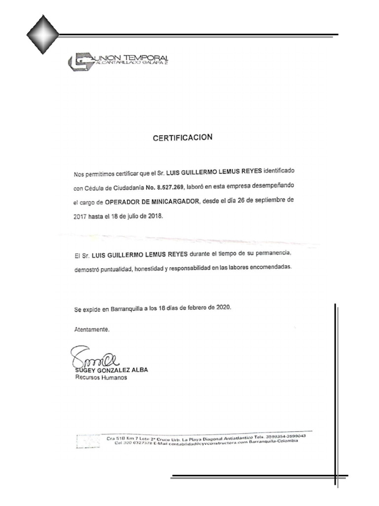 Hoja de Vida GUILLERMO-5-6 | PDF