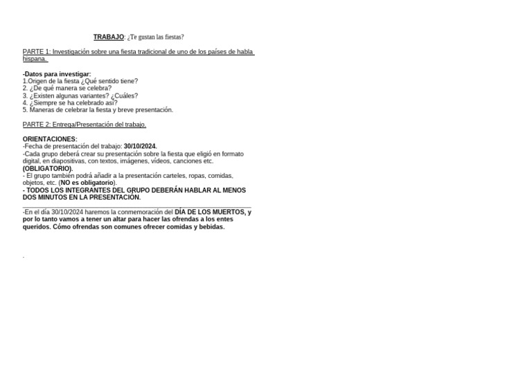 Trabajo - Soy Loco Por Ti Español | PDF