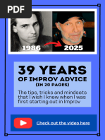 10 Rules of Improv | PDF | Improvisational Theatre | Actor