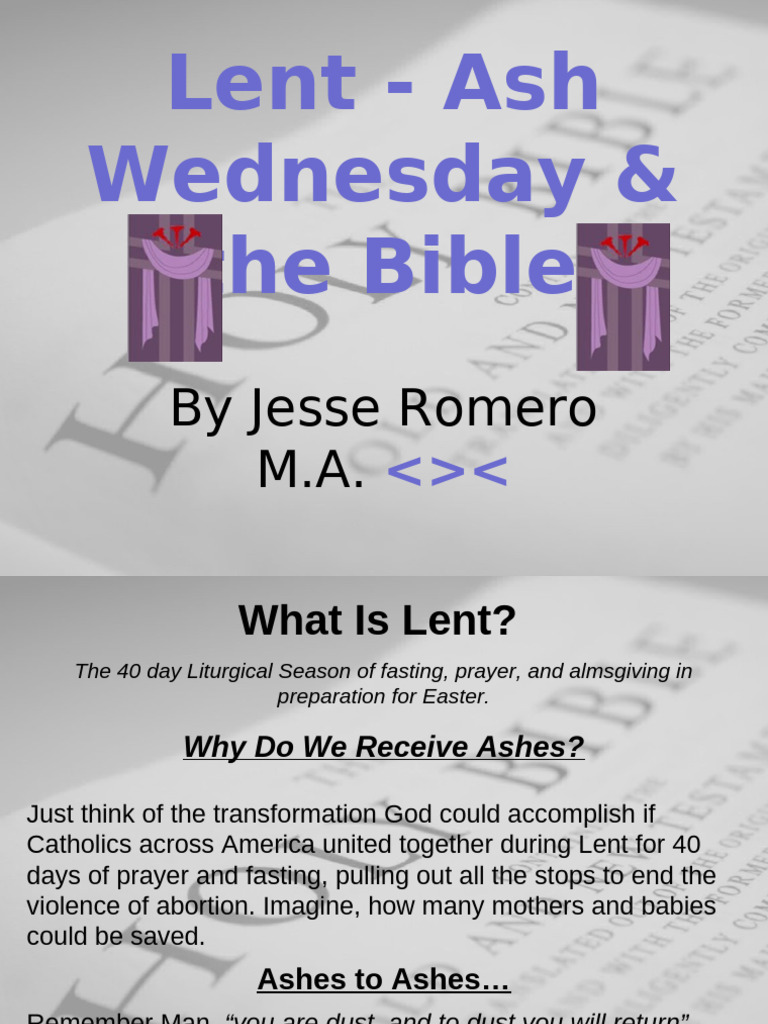 Understanding Lent and Ash Wednesday | PDF | March Observances | Fasting