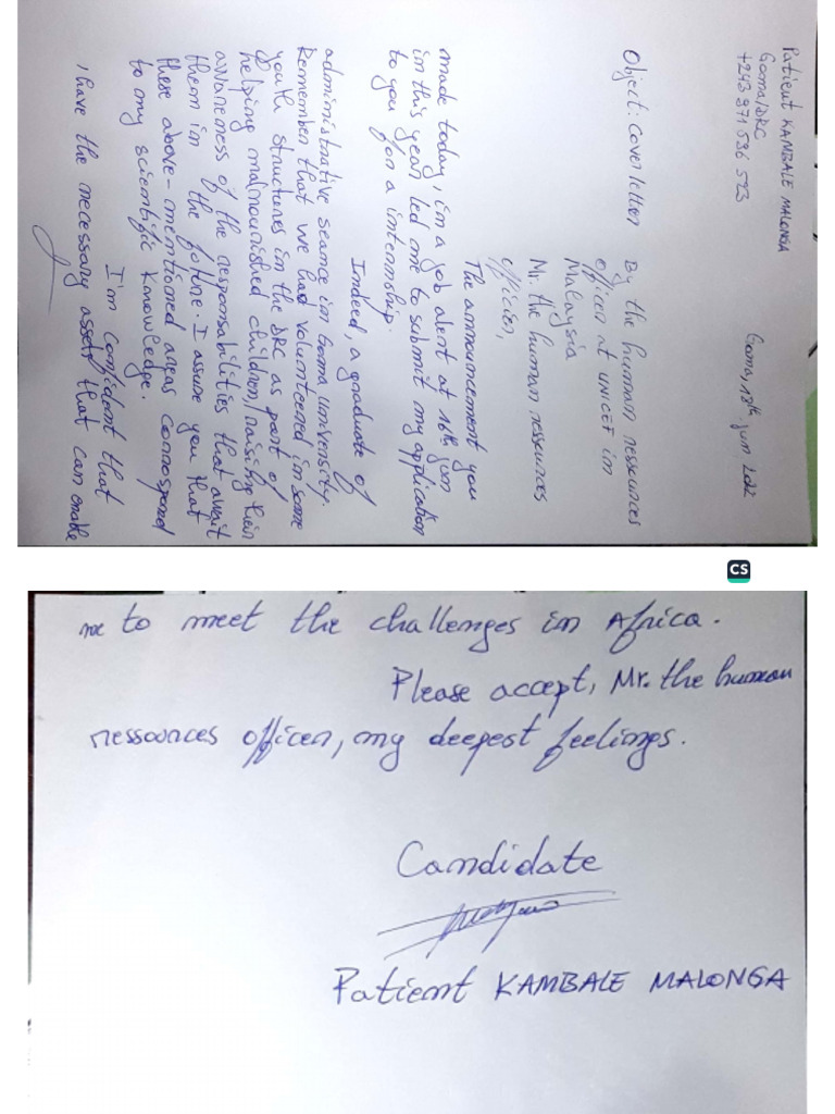 Recover Letter | PDF