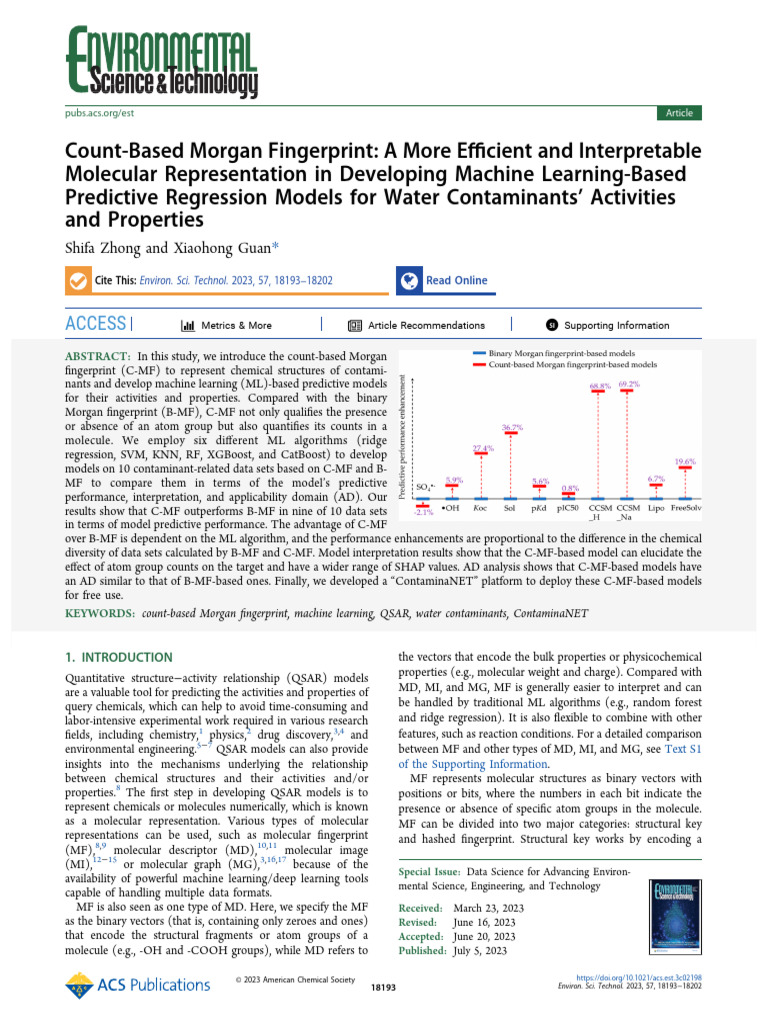 R5 2023 Zhong Morgan-Fingerprint Oxidative | PDF | Mathematical Optimization | Quantitative ...
