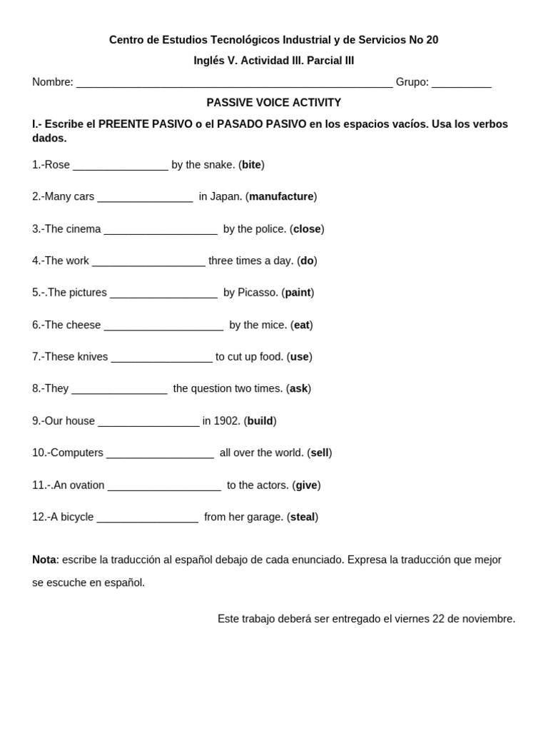 Ing. v. Actv. 3. Parcial Iii | PDF