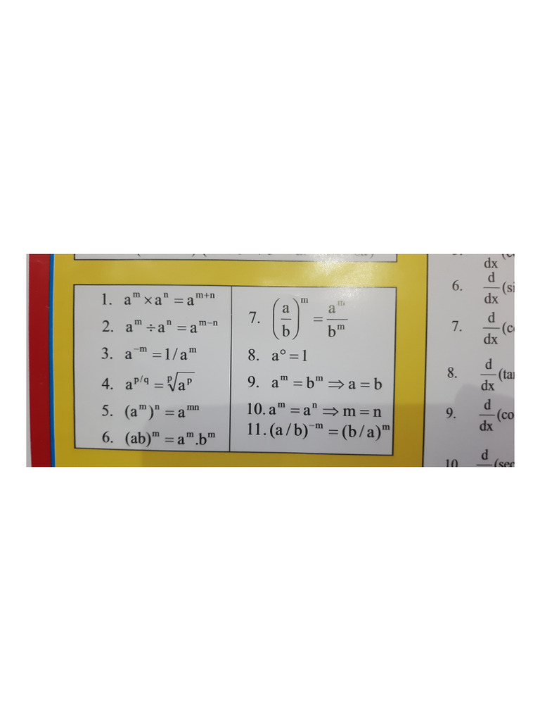 Exponents Maths Trick | PDF