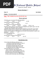 Class 3 Mathematics (Math Mela) Chapter 3 - Double Century Worksheet ...