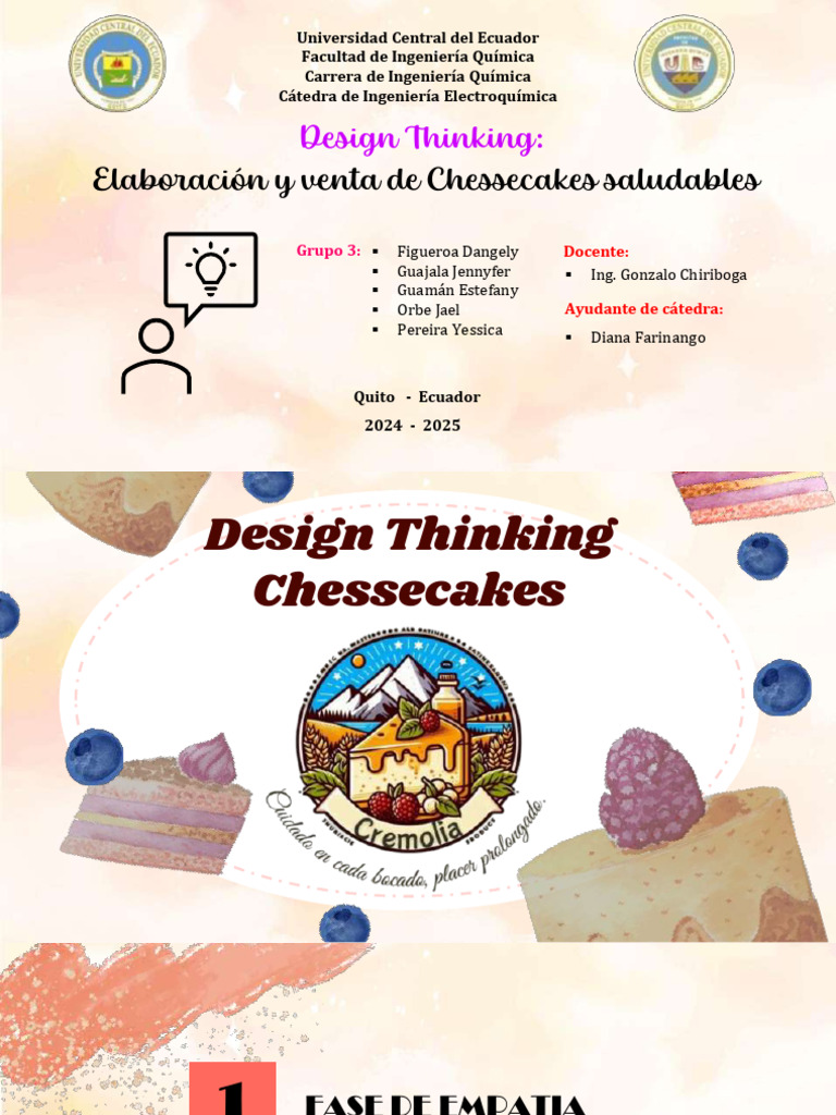 Cheesecakes Saludables: Innovación y Ventas | PDF | Logística | Mercado ...