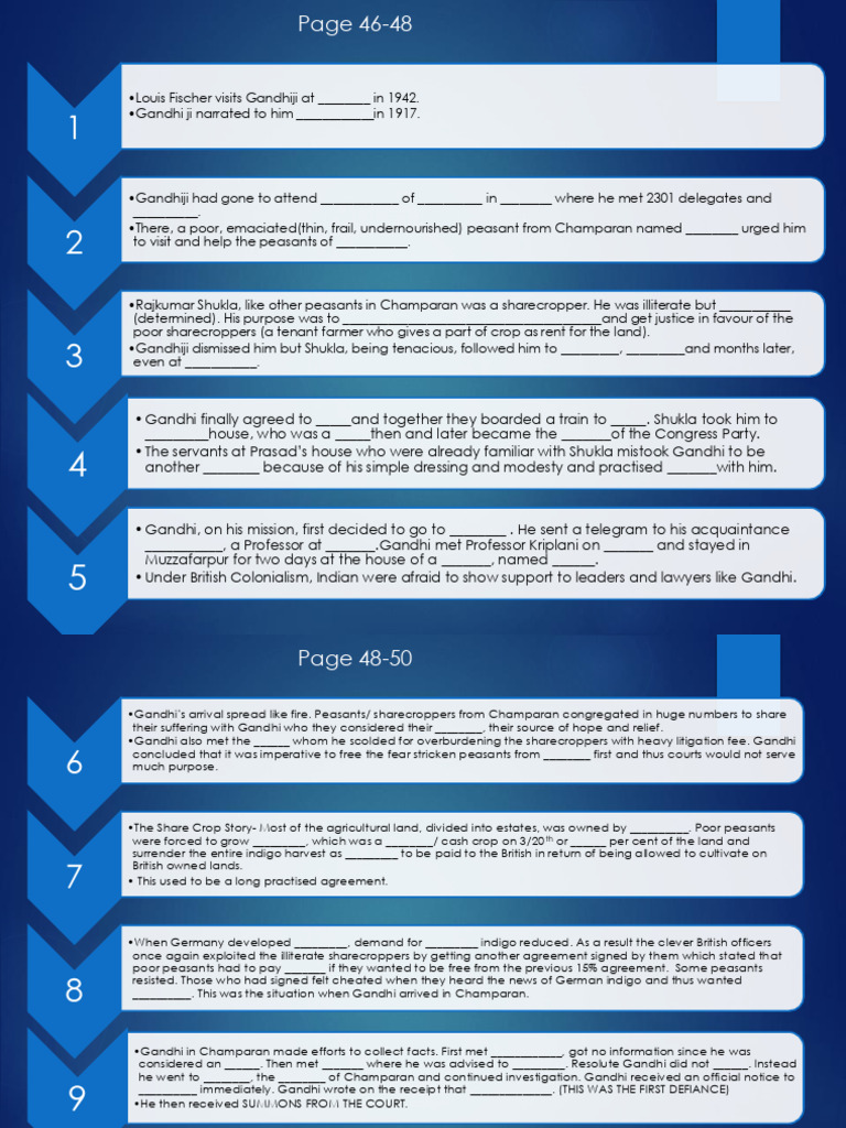 Xii Indigo Study Module-Pages | PDF | Mahatma Gandhi