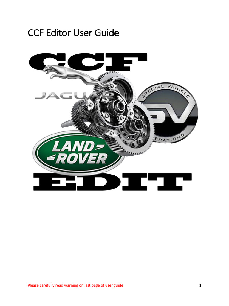 CCF Editor User Guide EN | PDF | Computer File | Zip (File Format)