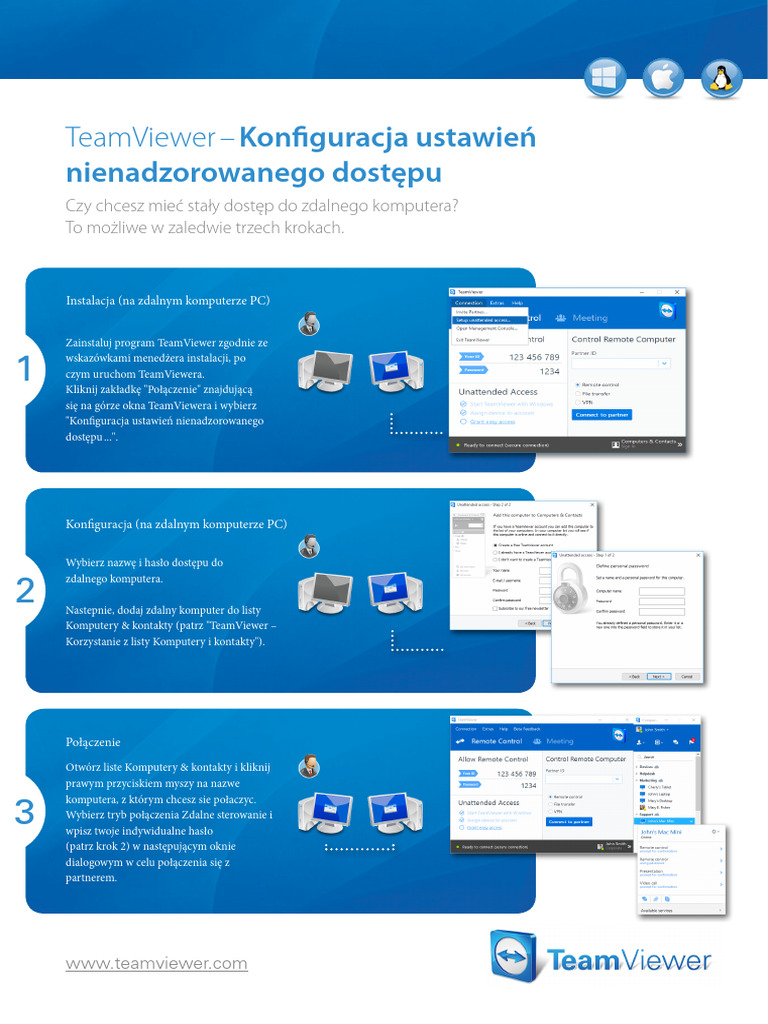 First Steps Unattended Access PL | PDF