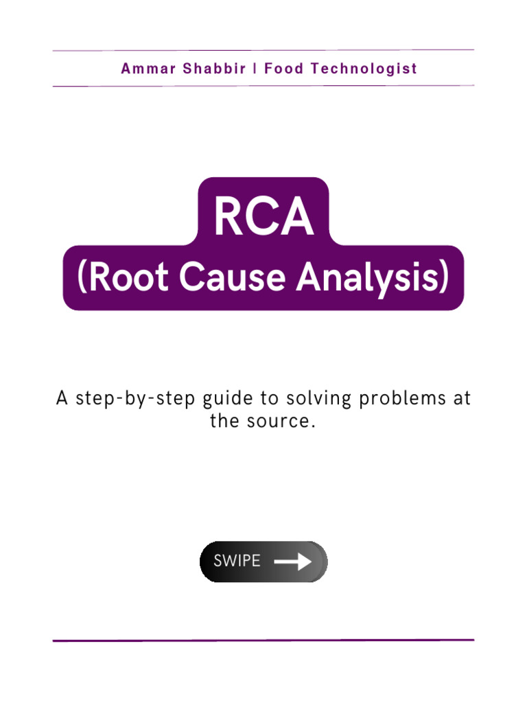 RCA Root Cause Analysis 1741065597 | PDF | Systems Thinking