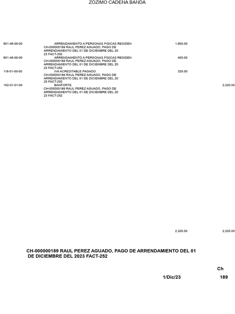 COI Fact DIC | PDF | Pagos | Ventas