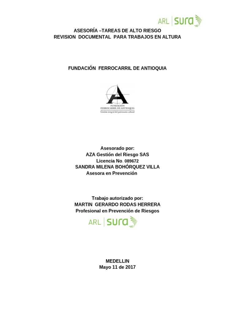 Revision Documental TAR ALTURAS Elementos Basicos | PDF