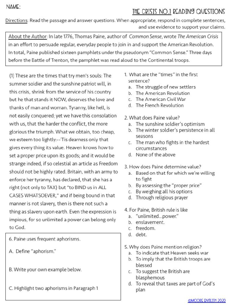 The Crisis Google Slides | PDF