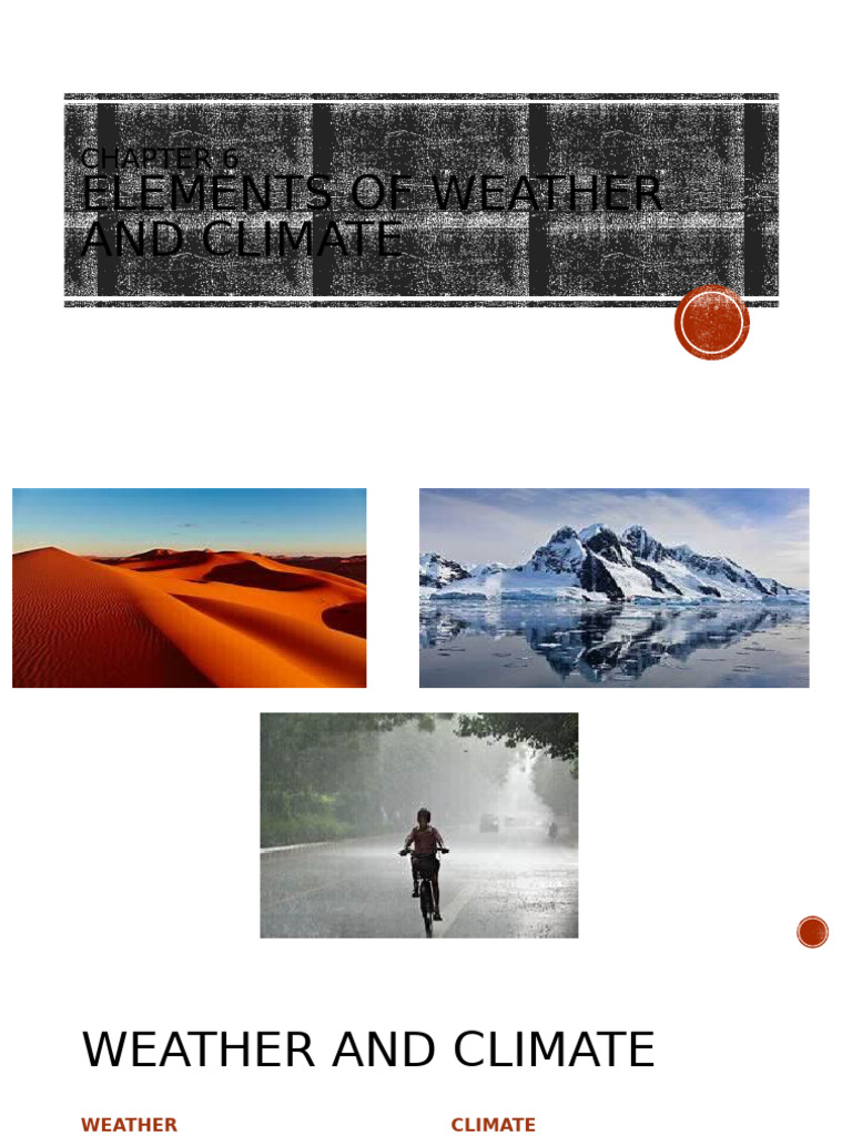 Weather and Climate Elements | PDF | Precipitation | Water Vapor