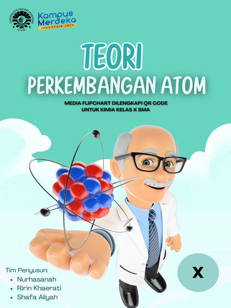 Media Flipchart Dilengkapi QR Code Materi Teori Perkembangan Atom | PDF