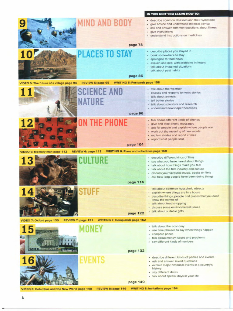 Outcomes. Pre-Intermediate. Students04-00 | PDF