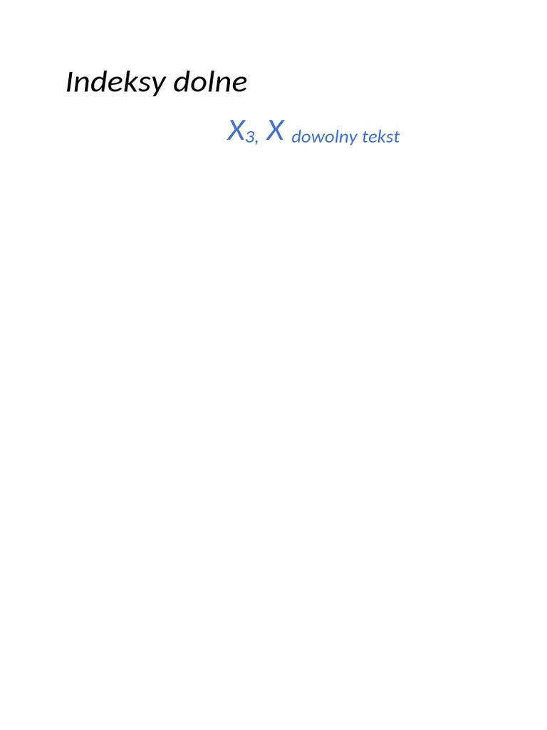 Plik Word Indeks Dolny | PDF
