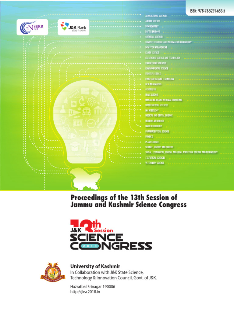 JKSC 2018FullBOOKReducedSizeII | PDF | Science | Abstract (Summary)