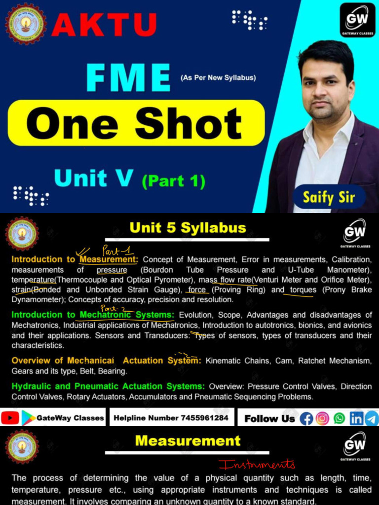 FME U-5 ONE SHOT Notes | PDF