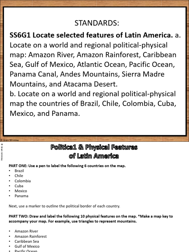 Latin America Geography Guide | PDF | Americas | South America