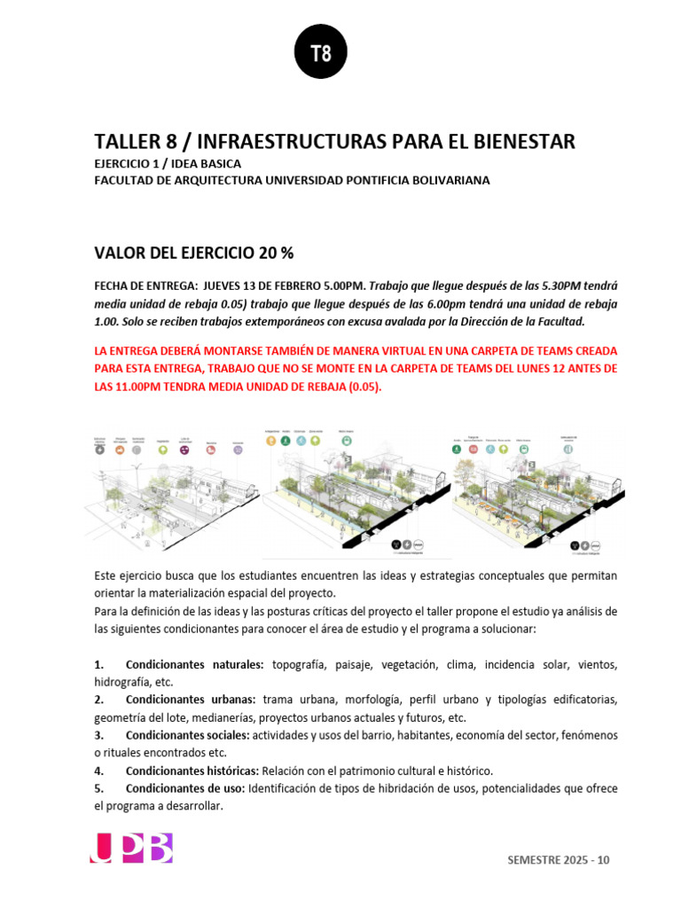 Enunciado Taller 8 Infraestructuras Idea Basica 2025-10 V1 | PDF ...