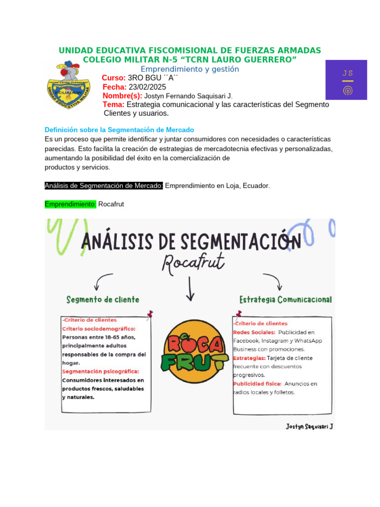 Tarea de Emprendimiento Jostyn sj-9291740341521 | PDF