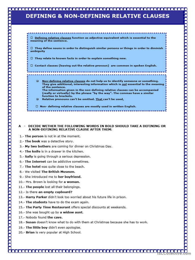 Relative Clauses | PDF | Linguistics | Syntax