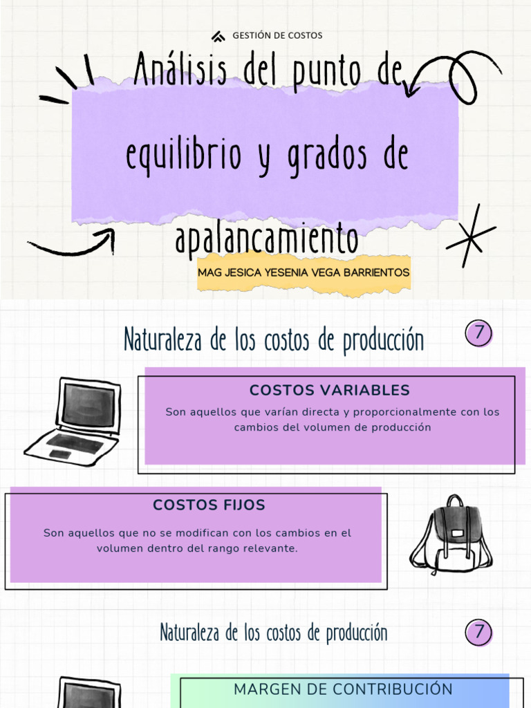 Análisis Del Punto de Equilibrio | PDF | Apalancamiento (Finanzas) | Economias