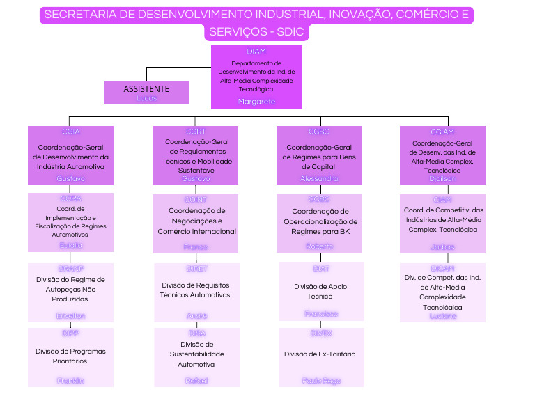 Colorful Bold Organization Chart | PDF