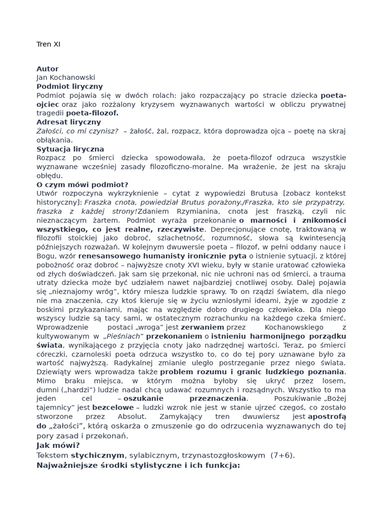 Tren XI Notatka Cornella | PDF