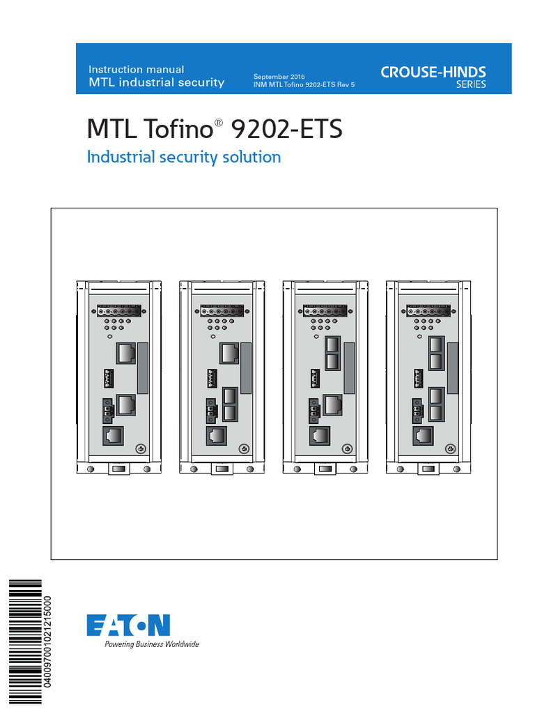 Inm MTL 9202ets Rev 5 | PDF | Power Supply | Fuse (Electrical)