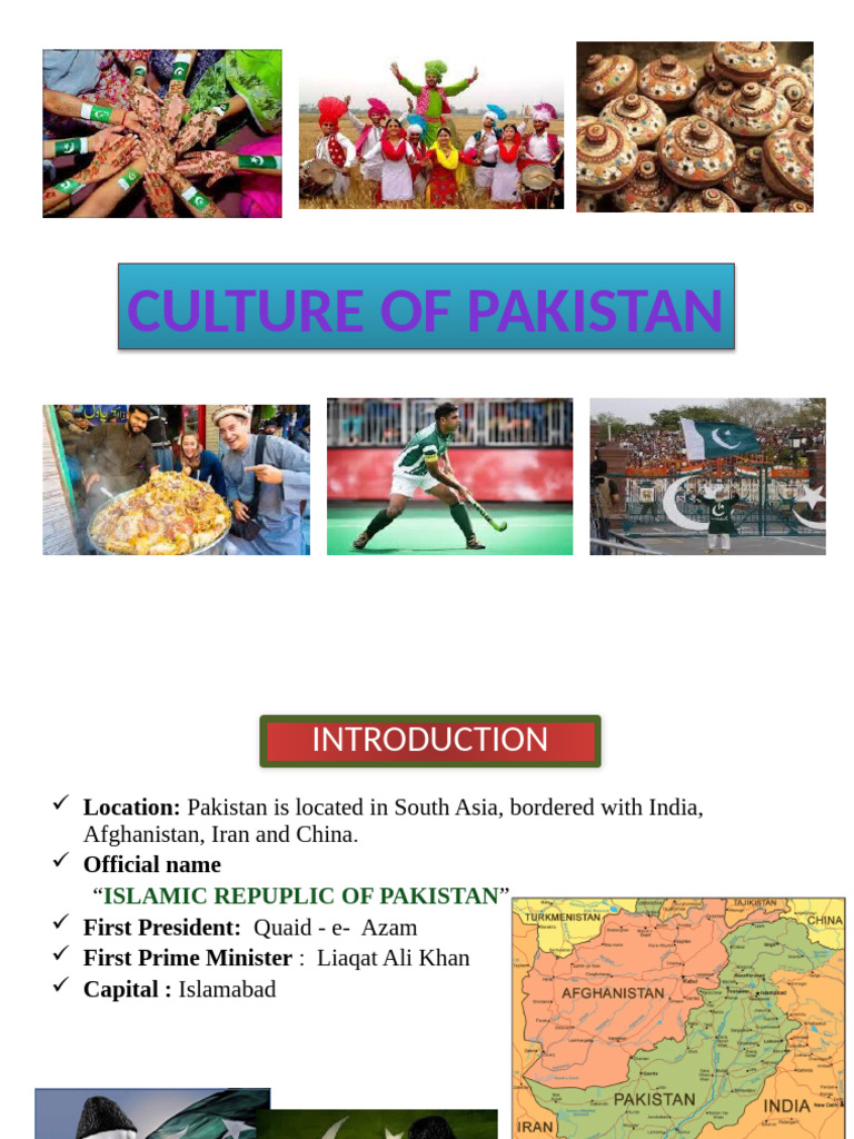 Pakistani Culture Asia Presentation | PDF
