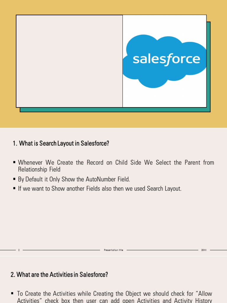 salesforce basics questions | PDF | Computer Programming | Information Technology