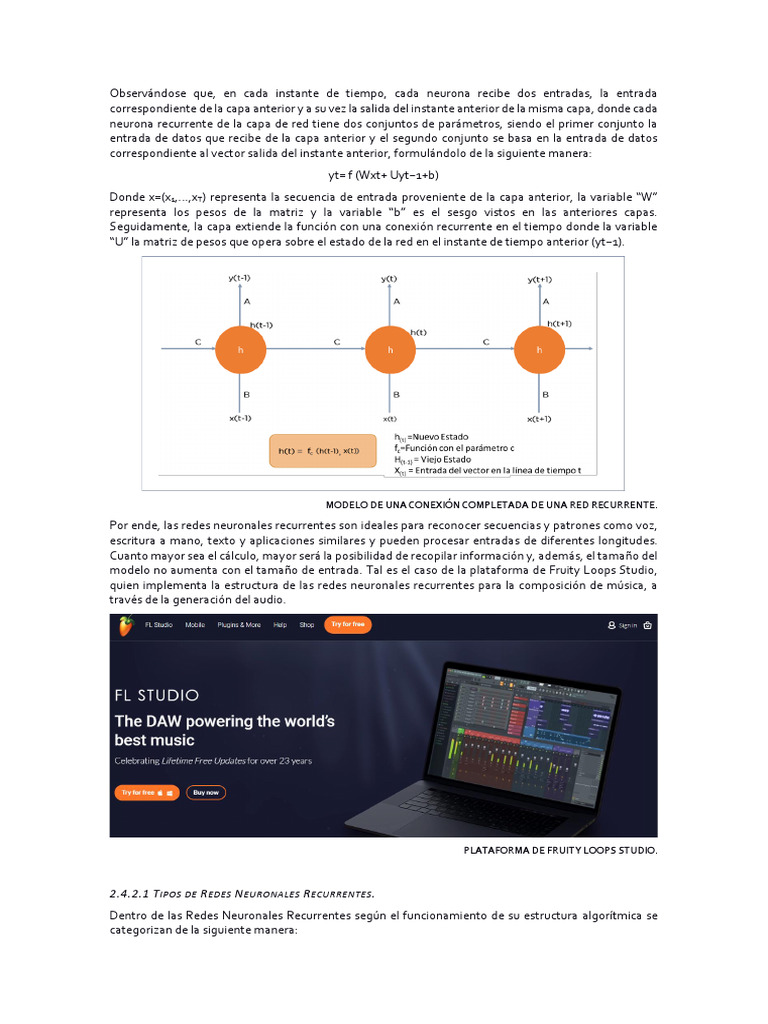 Redes Neuronales Recurrentes: Estructuras y Aplicaciones | PDF ...