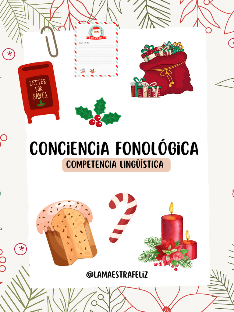 Conciencia Fonológica: Competencia Lingüística | PDF | Palabra | Sílaba