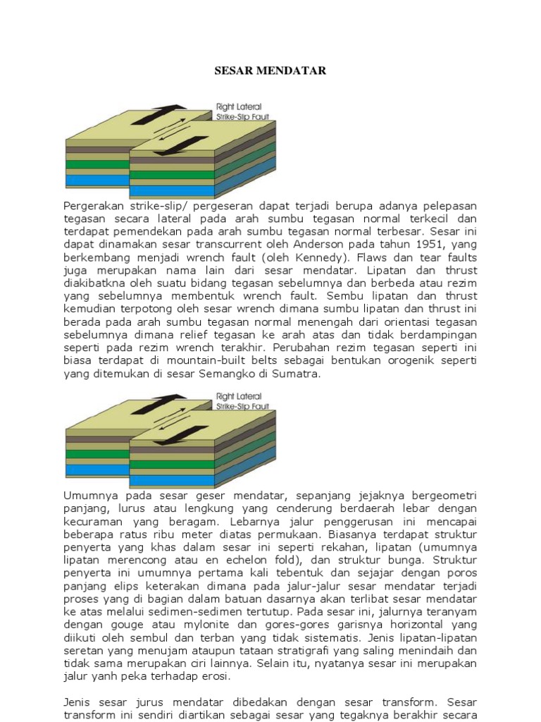 Sesar Mendatar | PDF