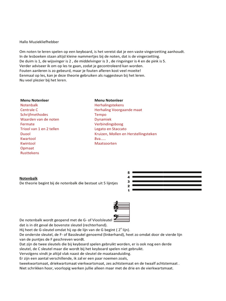 notenleer | PDF