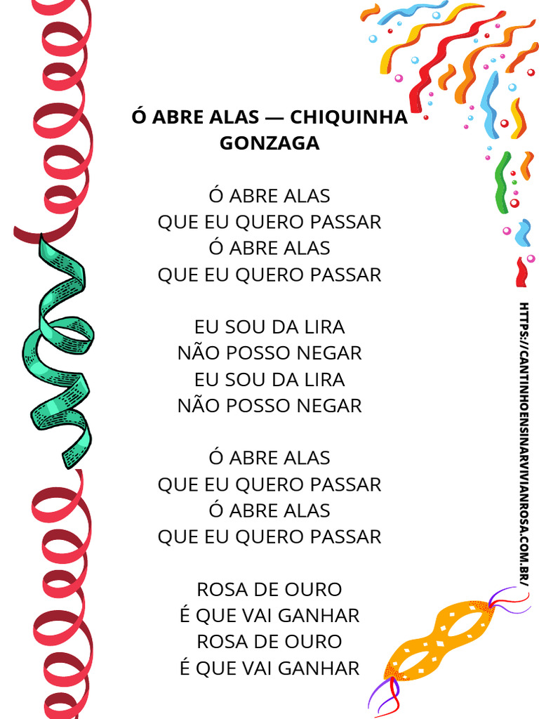 Ó Abre Alas - Chiquinha Gonzaga | PDF